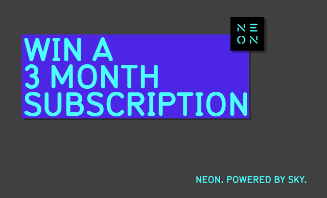 Win a 3 Month Subscription for NEON! with StudentCard