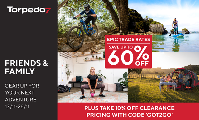 Get up to 60% off at Torpedo7! with StudentCard