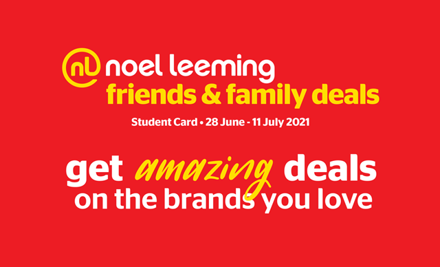 Noel Leeming : Friends & Family offer June 2021 with StudentCard