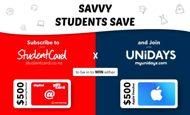 StudentCard + UNiDAYS Giveaway with StudentCard
