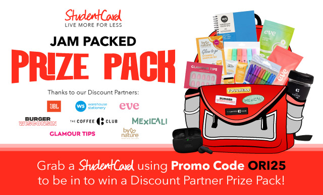 Prize Pack 2025 with StudentCard